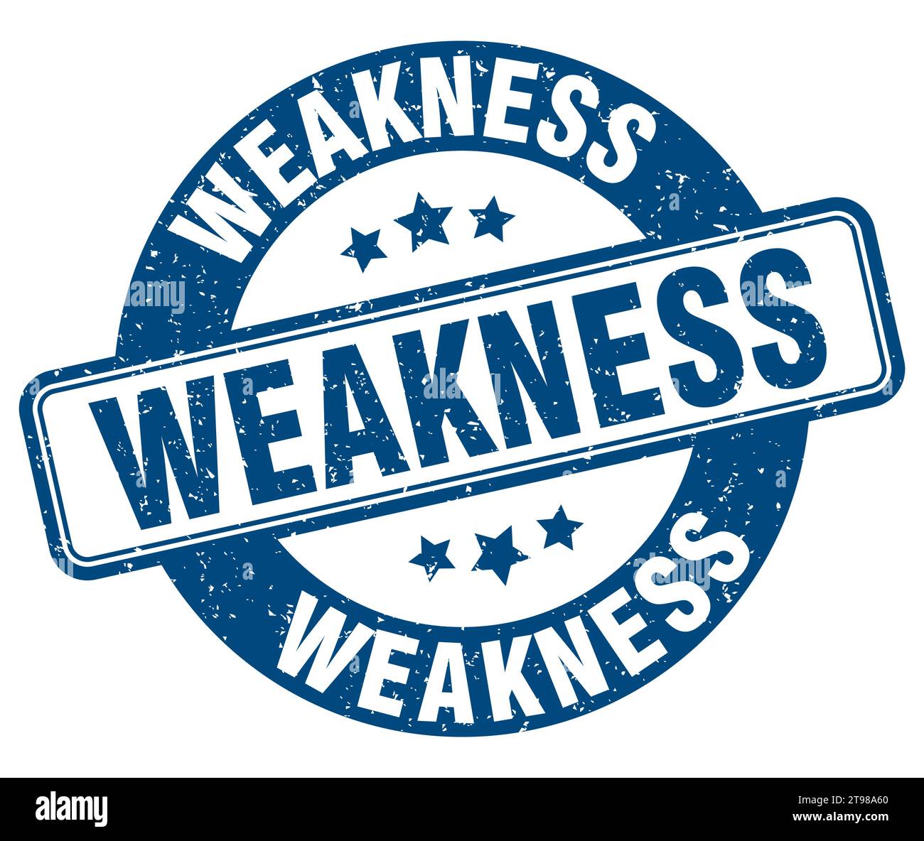 Weakness rubber stamp hi-res stock photography and images - Alamy