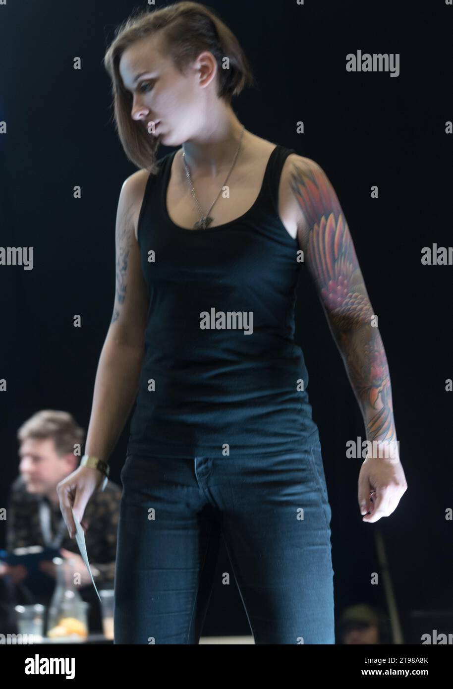 Tattoo convention in Warsaw 2019 showing art and craft of professional ...
