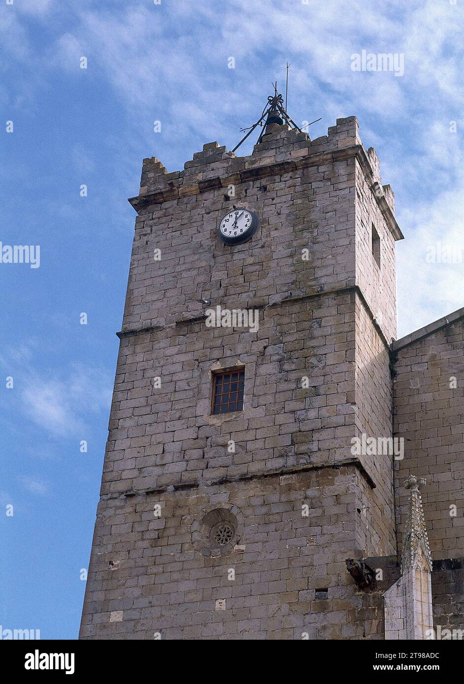 Iglesia de santa maria de castello de ampurias hi-res stock photography ...