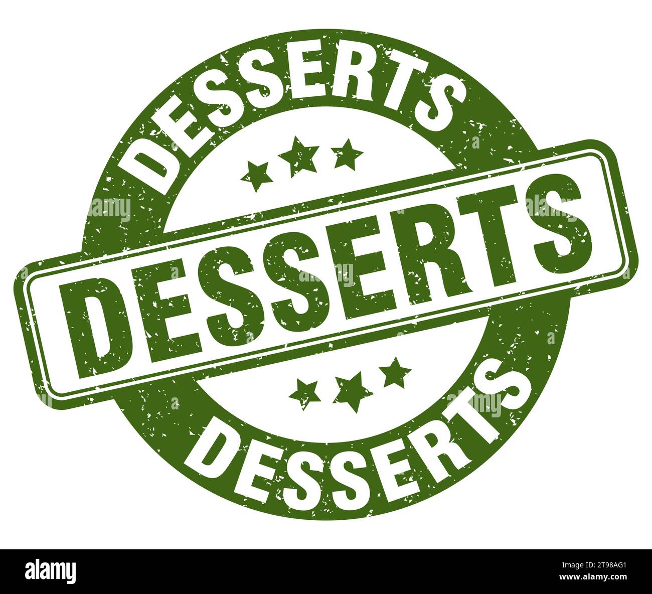 desserts stamp. desserts sign. round grunge label Stock Vector Image ...