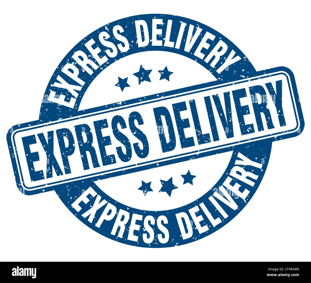 express delivery stamp. express delivery sign. round grunge label Stock ...