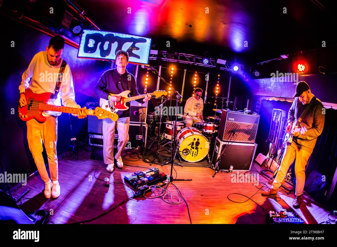 Milan, Italy. 22nd Nov, 2023. The German indie-pop band DOTE performs ...
