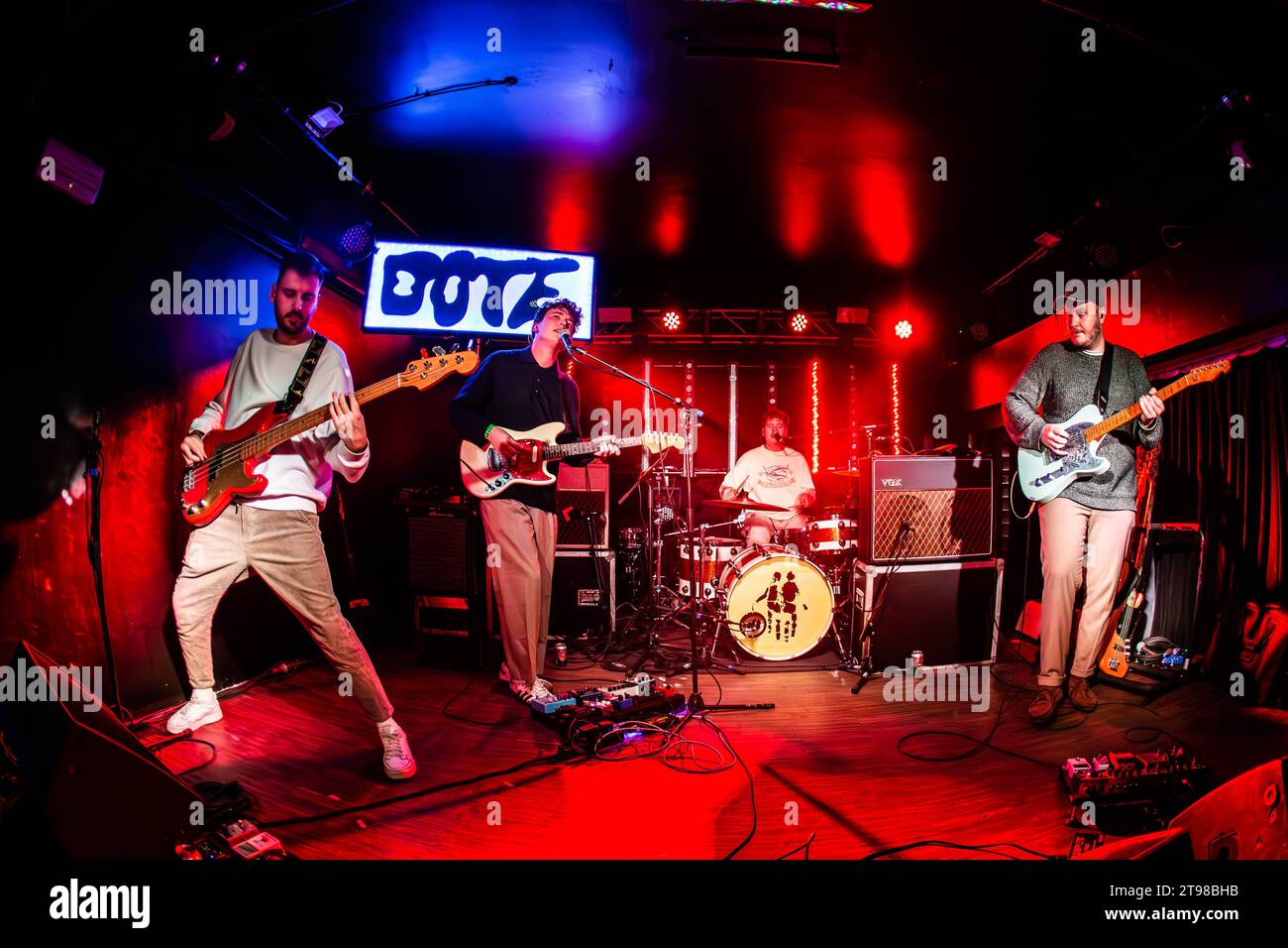 Milan, Italy. 22nd Nov, 2023. The German indie-pop band DOTE performs ...