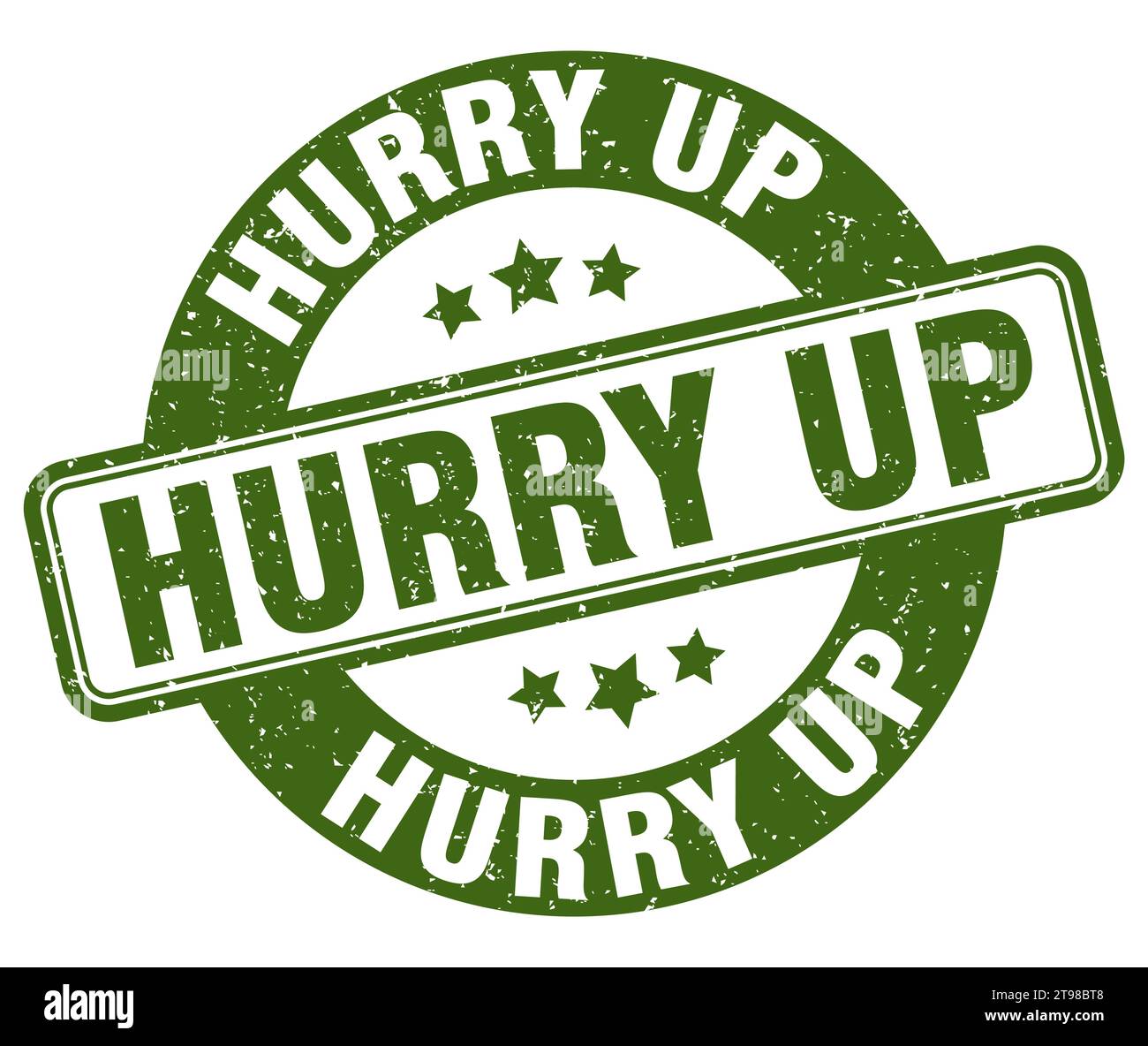 Hurry up seal Stock Vector Images - Alamy