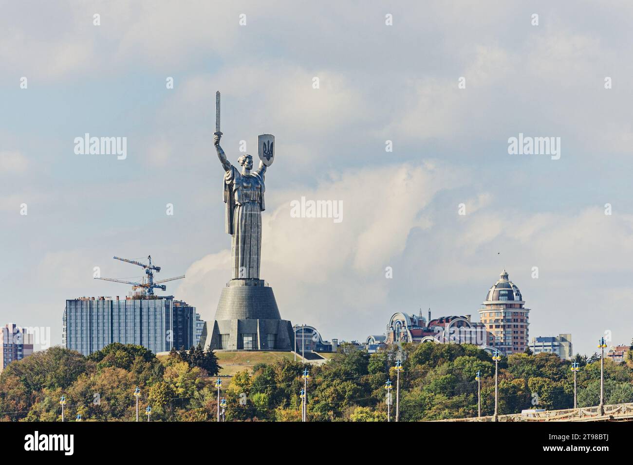 Aerial view motherland monument devoted hi-res stock photography and ...