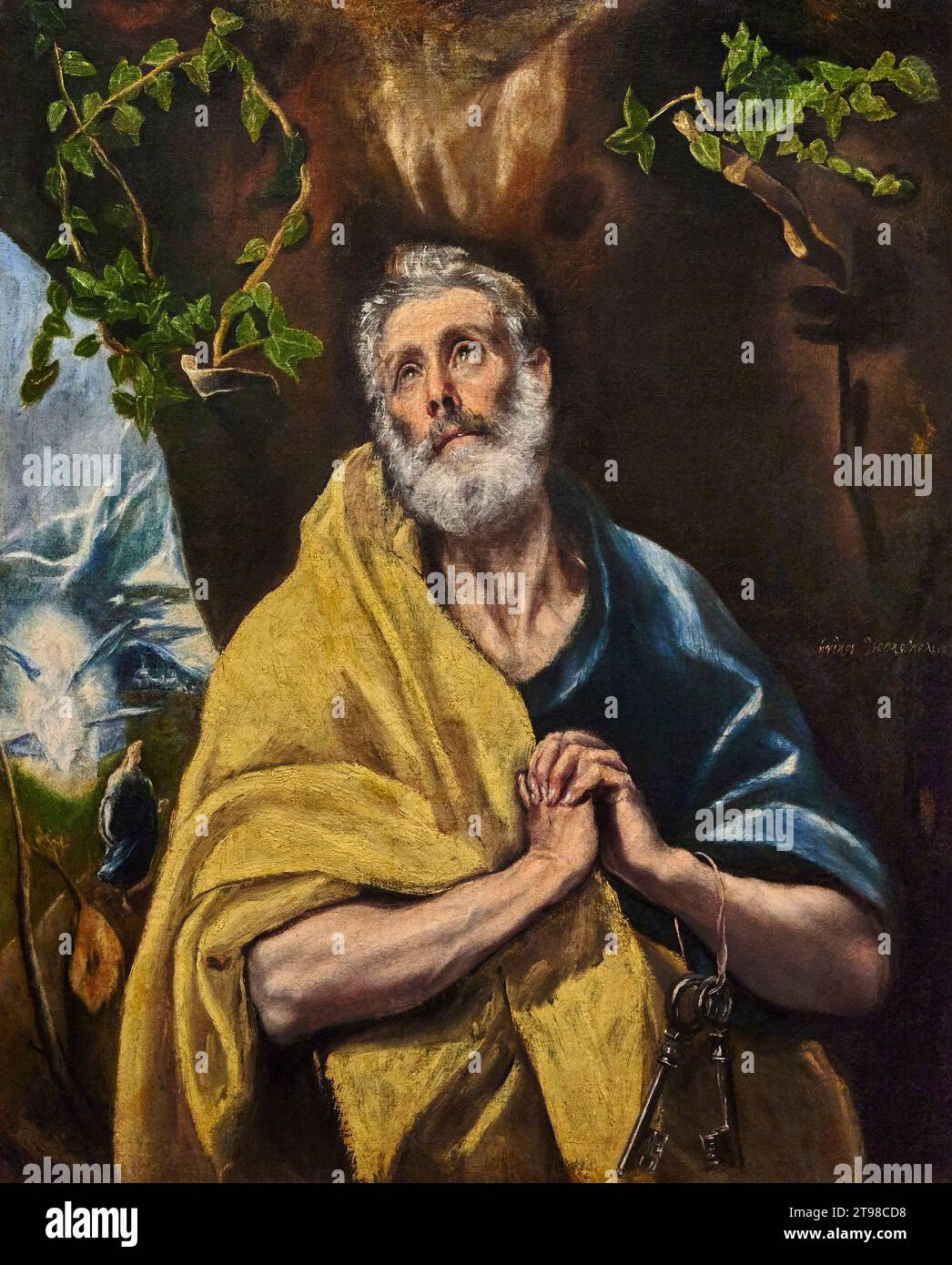 Le lacrime di San Pietro - olio su tela - El Greco - 1585 - Toledo ...
