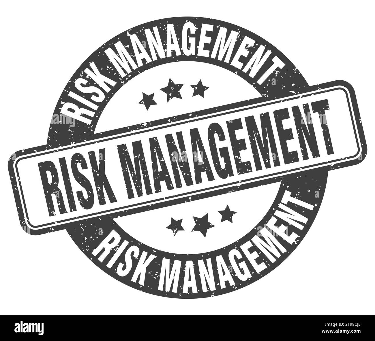 risk management stamp. risk management sign. round grunge label Stock ...
