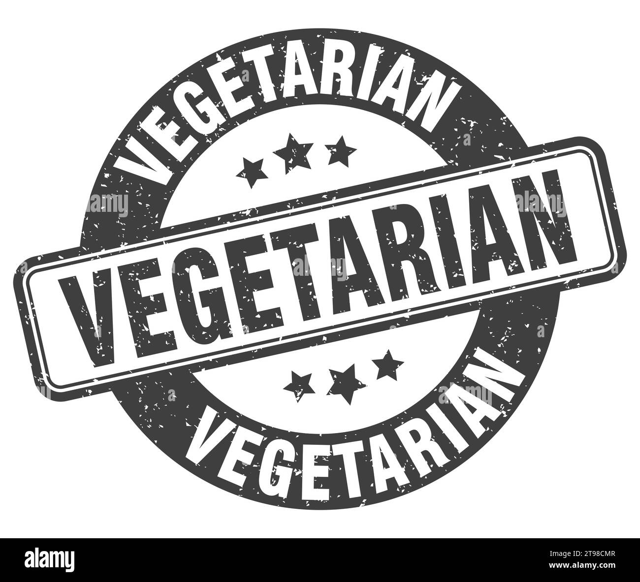 vegetarian stamp. vegetarian sign. round grunge label Stock Vector ...