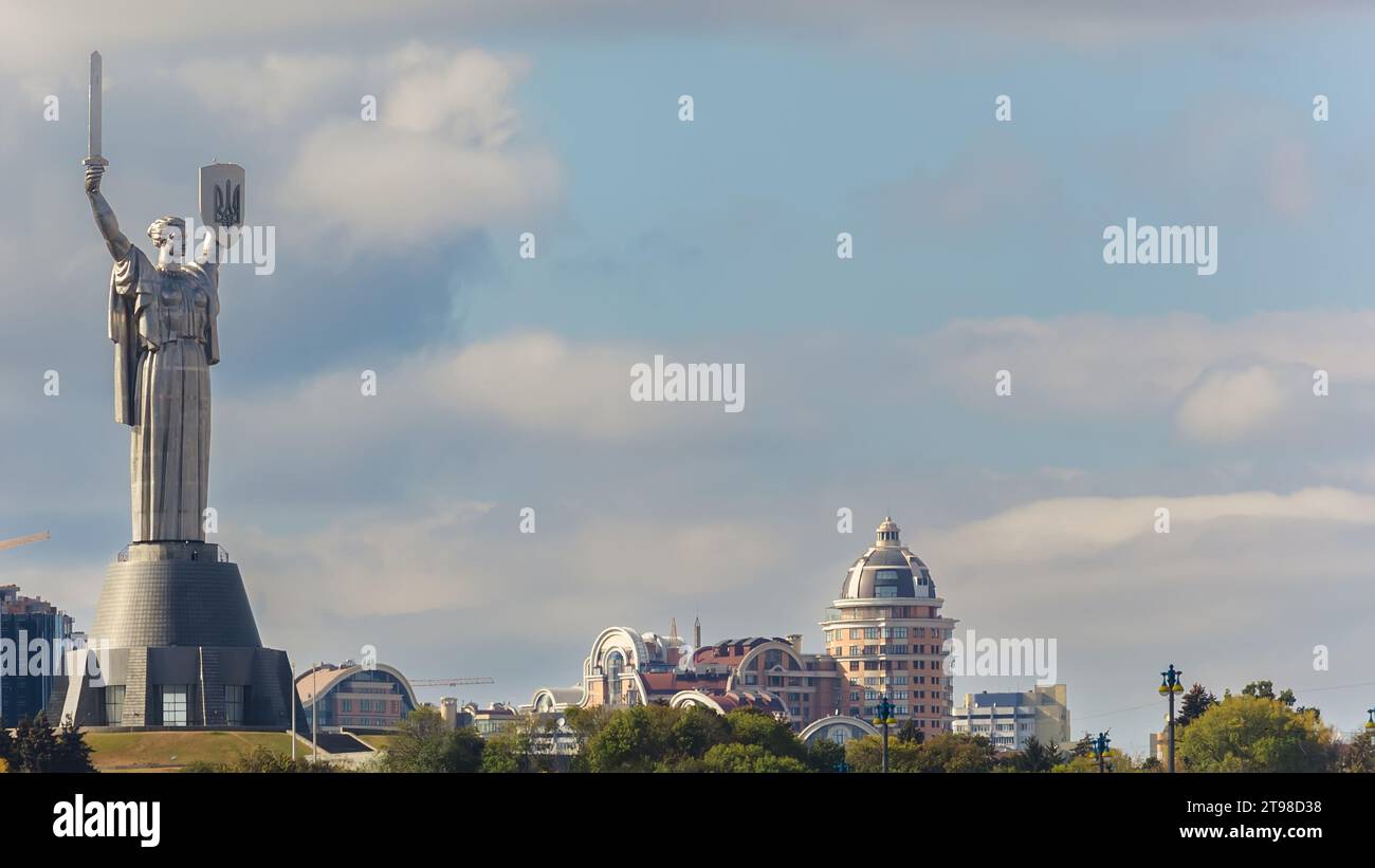 Mother Motherland statue devoted the Great Patriotic War in Kiev ...