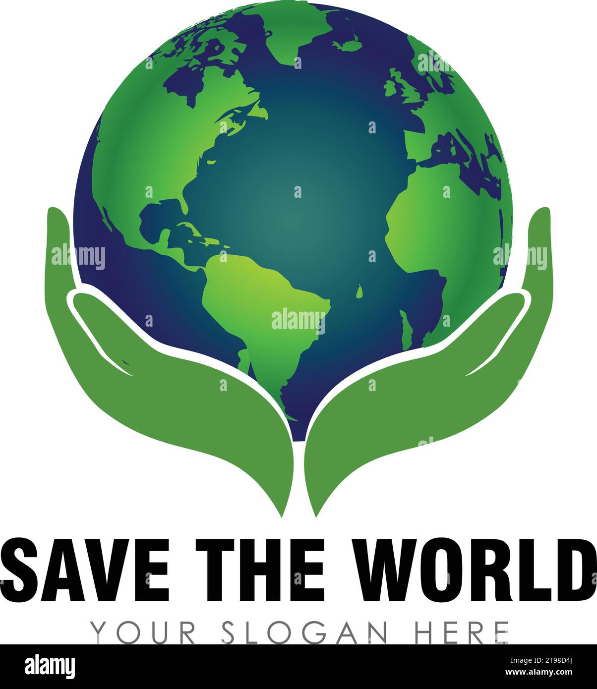 Save earth vector vectors hi-res stock photography and images - Alamy
