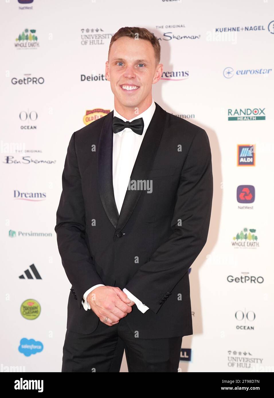 Joe Clarke arrives for the 2023 Team GB Ball at The Savoy London ...