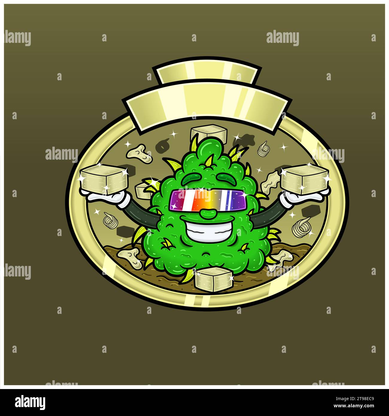 Fat weed Stock Vector Images - Alamy