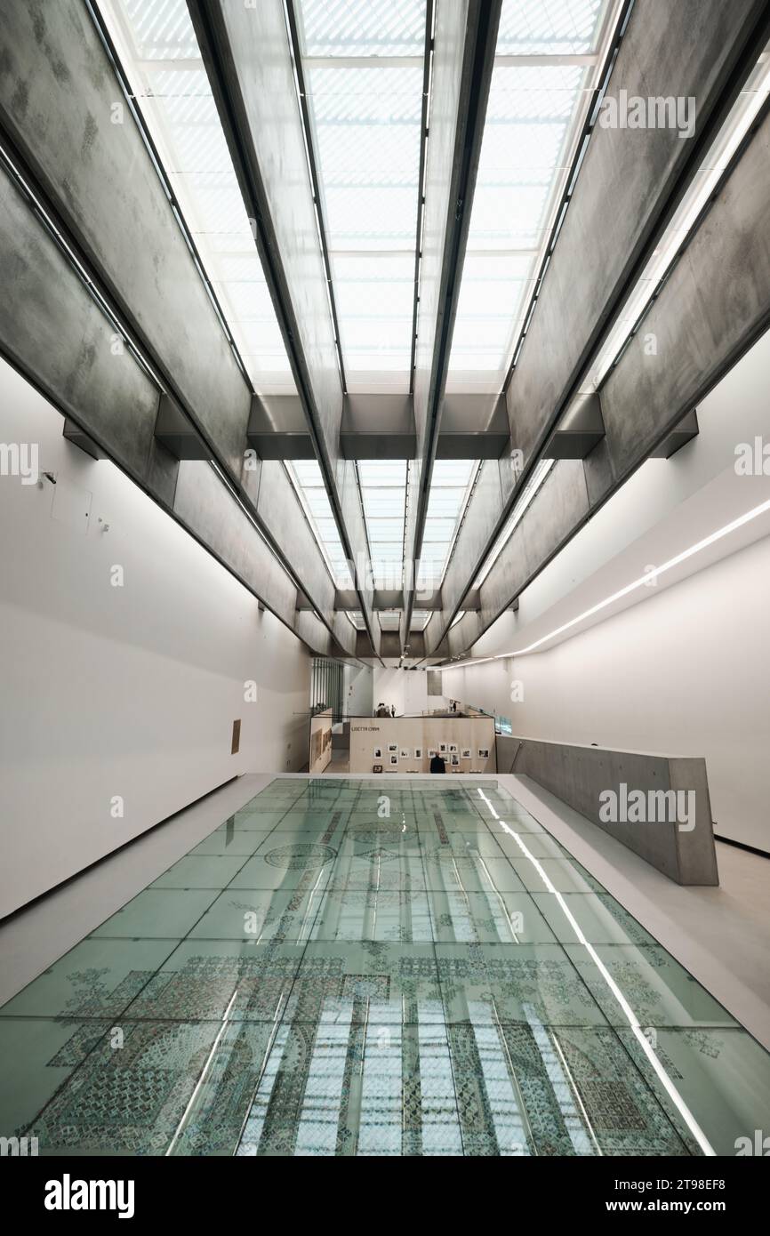 Rome, Italy - October 29 2023: Interior of MAXXI national museum of 21st-century contemporary ...