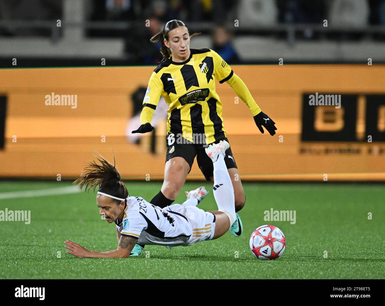 Gothenburg, Sweden. 23rd Nov, 2023. Häcken's Rosa Kafaji and Real ...