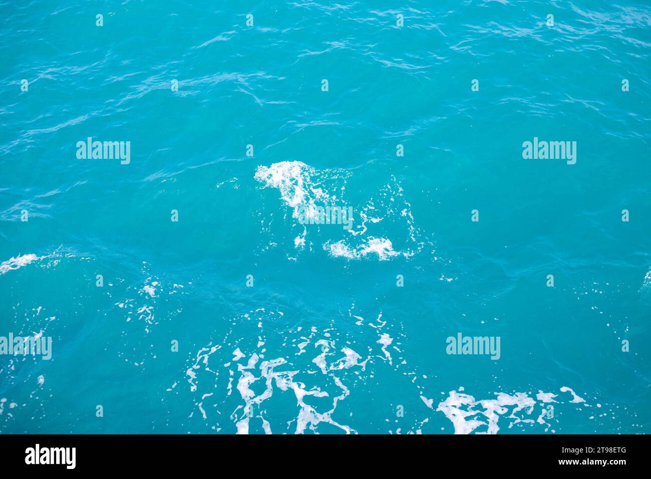 Deep sea. Surface of the Blue Sea with waves, top view Stock Photo - Alamy