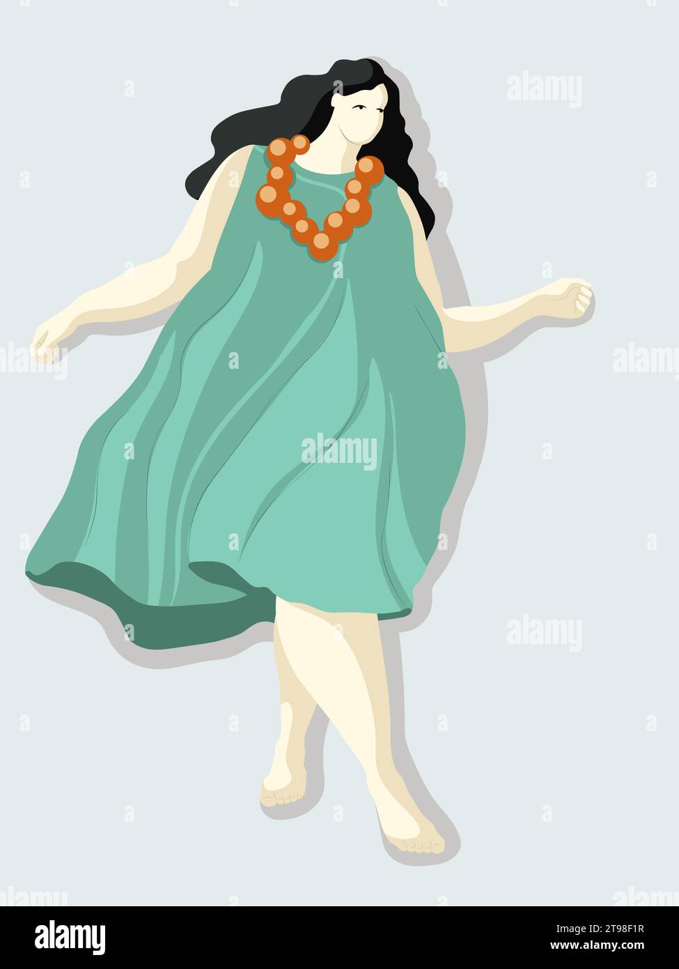 Plus size woman Stock Vector Image & Art - Alamy