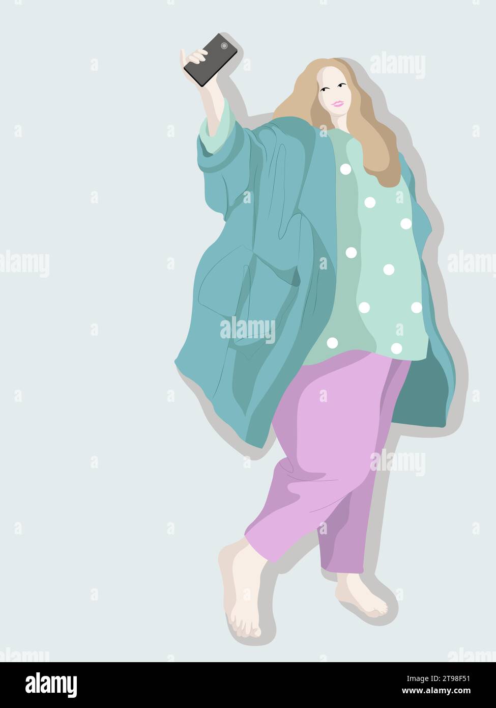 Plus size woman Stock Vector Image & Art - Alamy