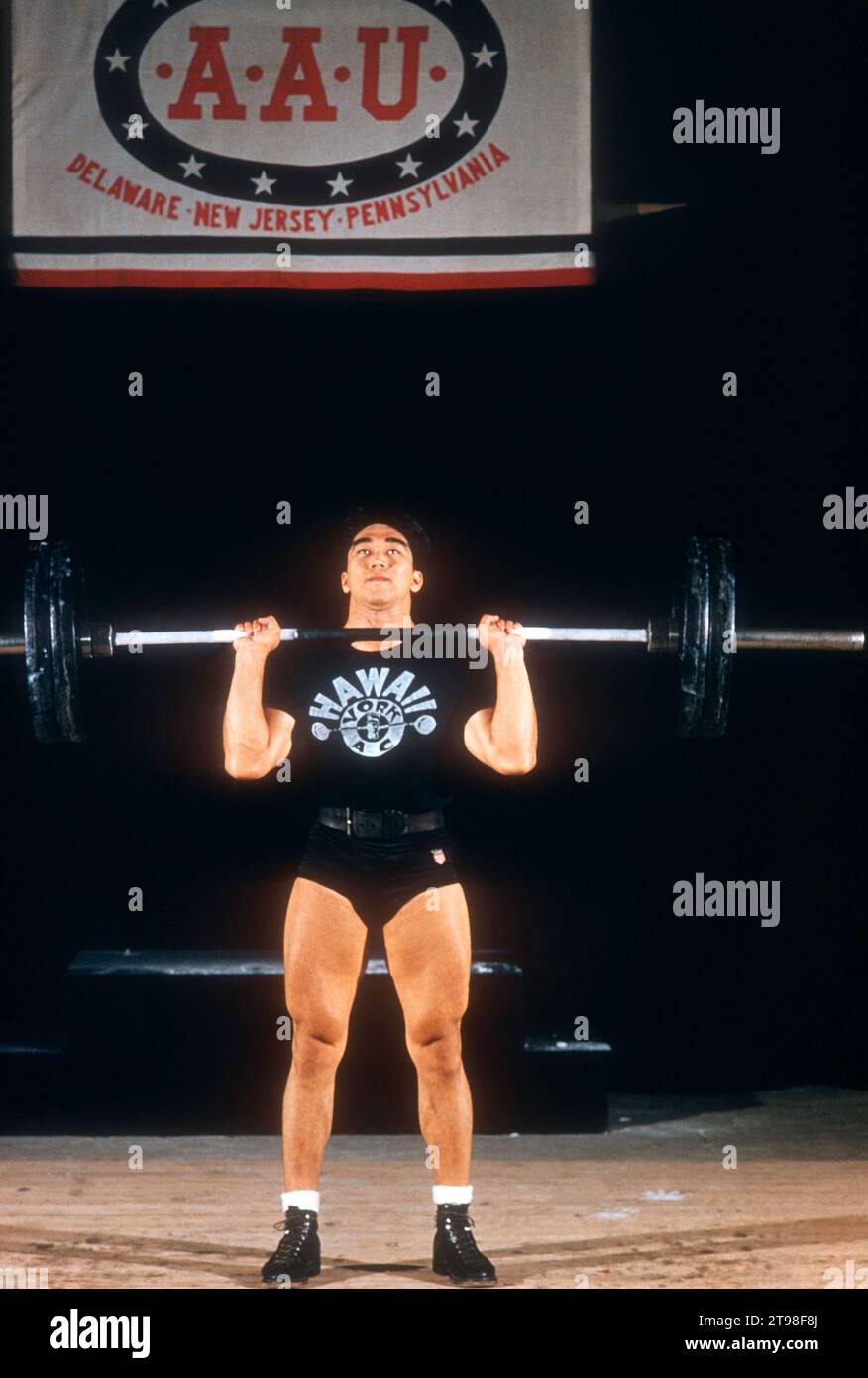 PHILADELPHIA, PA - JUNE, 1956: Weightlifter Tommy Kono (1930-2016) of ...