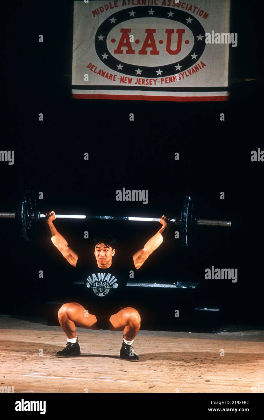 PHILADELPHIA, PA - JUNE, 1956: Weightlifter Tommy Kono (1930-2016) of ...