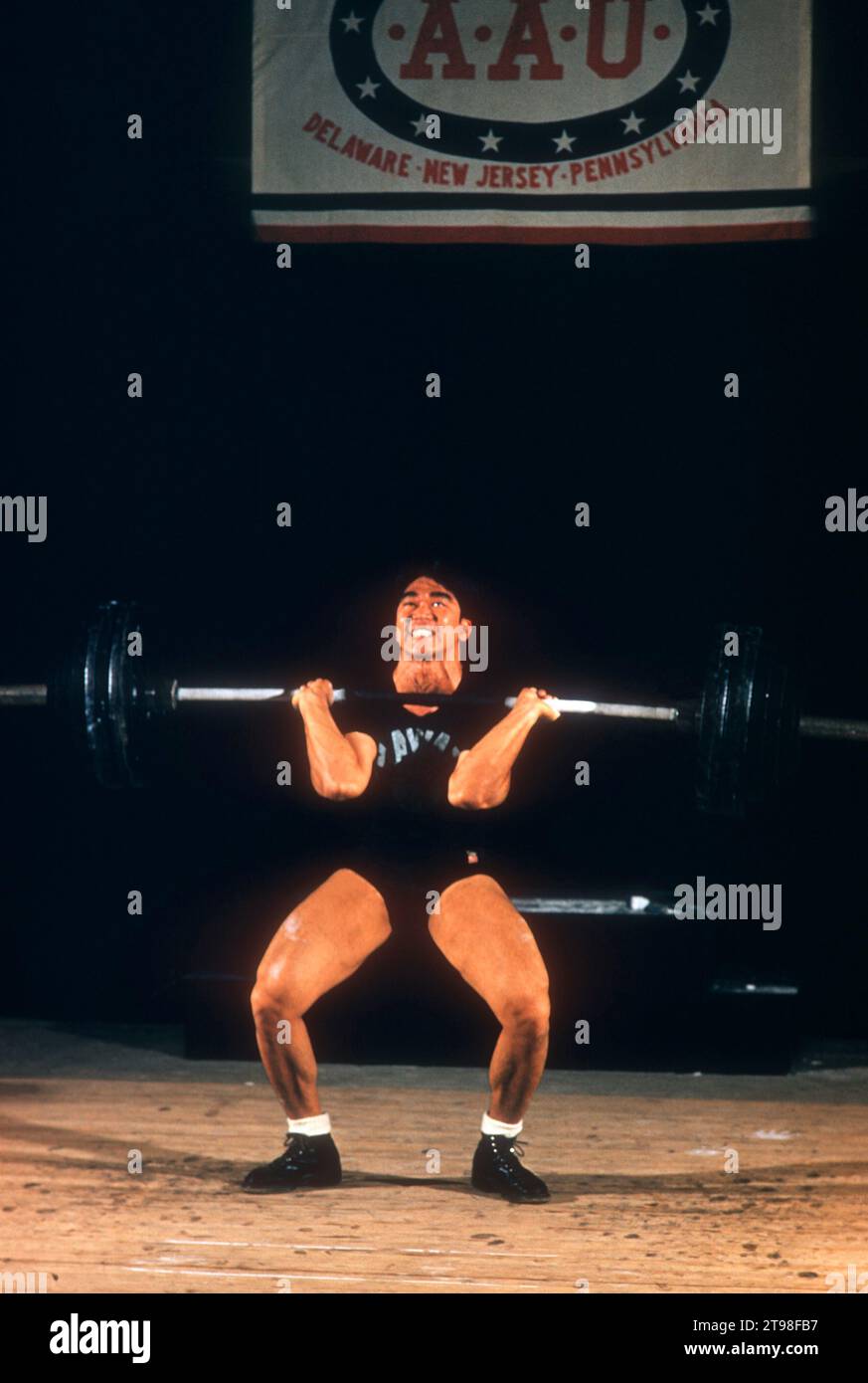 PHILADELPHIA, PA - JUNE, 1956: Weightlifter Tommy Kono (1930-2016) of ...