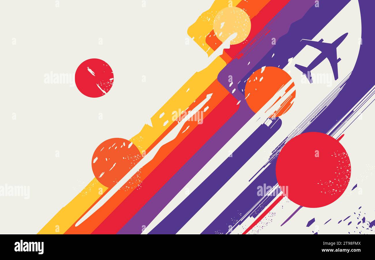 Abstract retro background in back to the 90s style Stock Vector Image ...