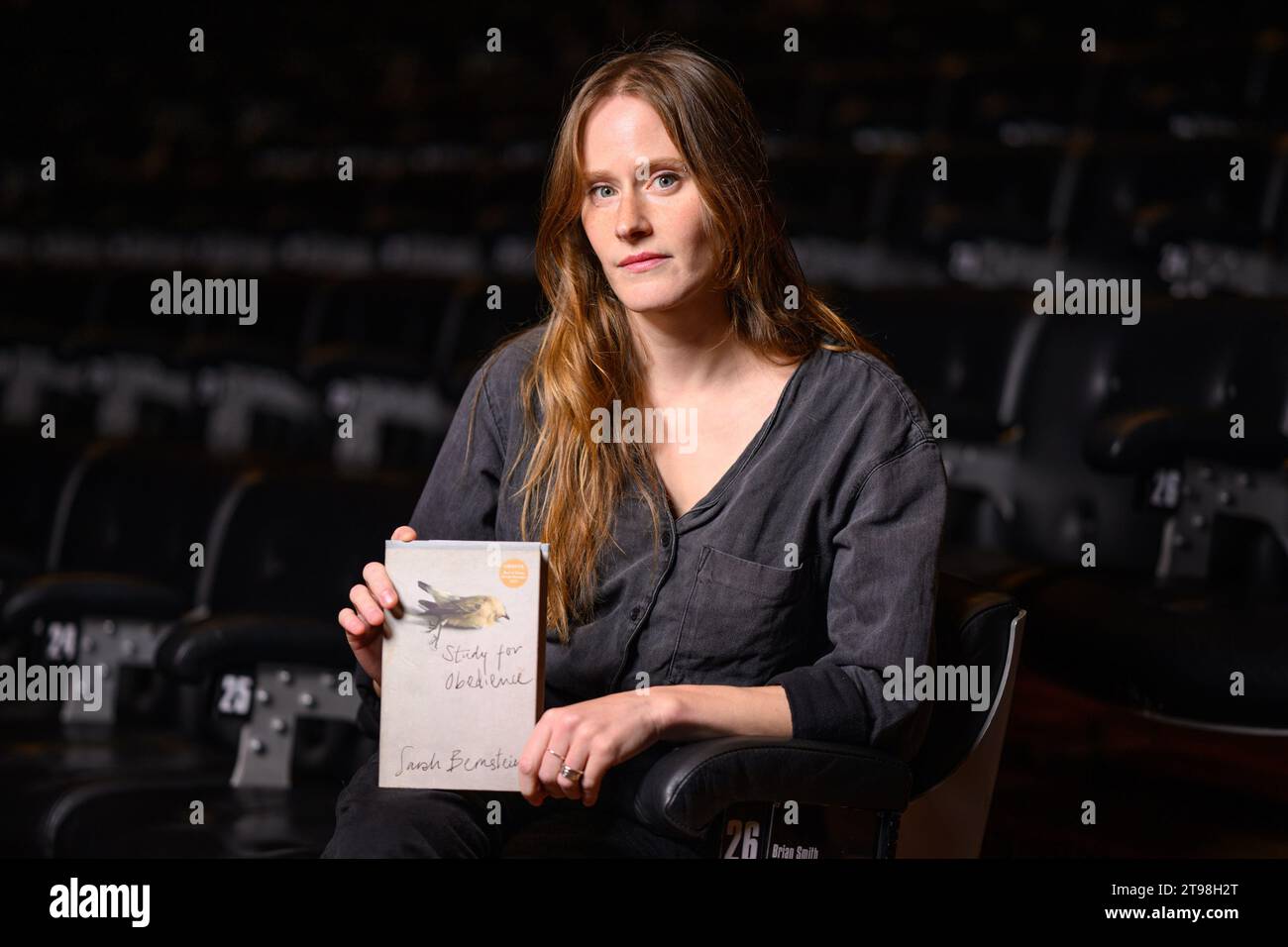 London, UK. 23 November 2023. Author Sarah Bernstein pictured during a ...
