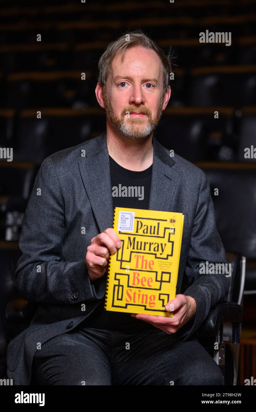 London, UK. 23 November 2023. Author Paul Murray pictured during a ...