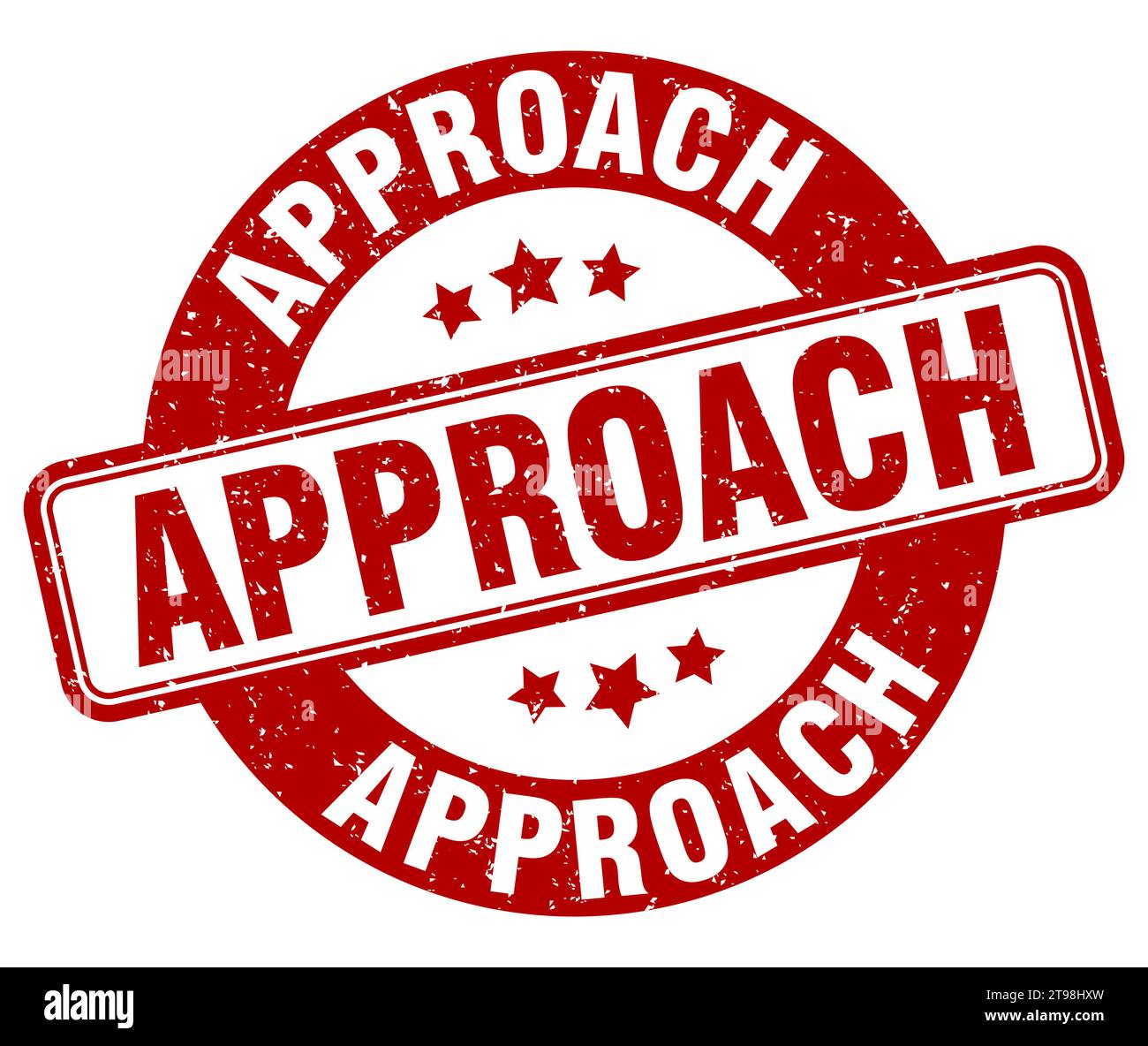 approach stamp. approach sign. round grunge label Stock Vector Image & Art - Alamy