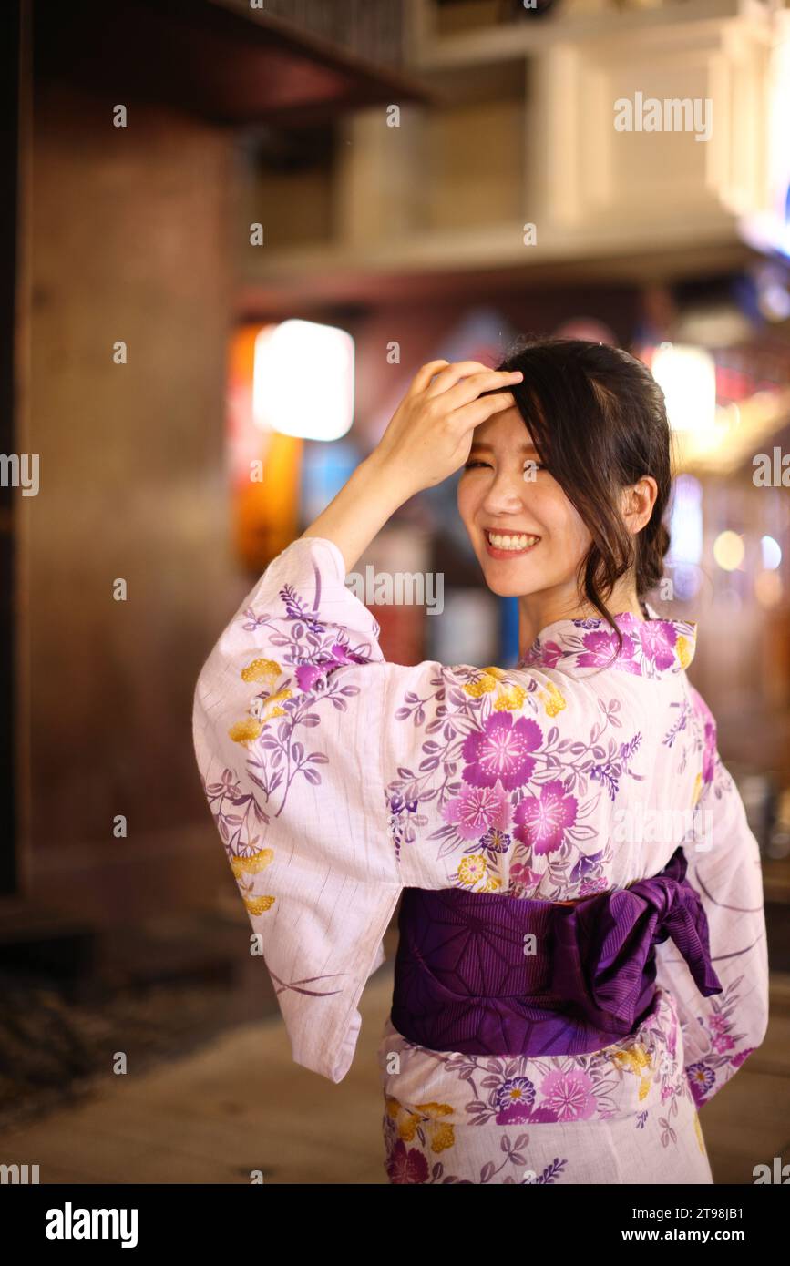 Yukata fashion hi-res stock photography and images - Alamy