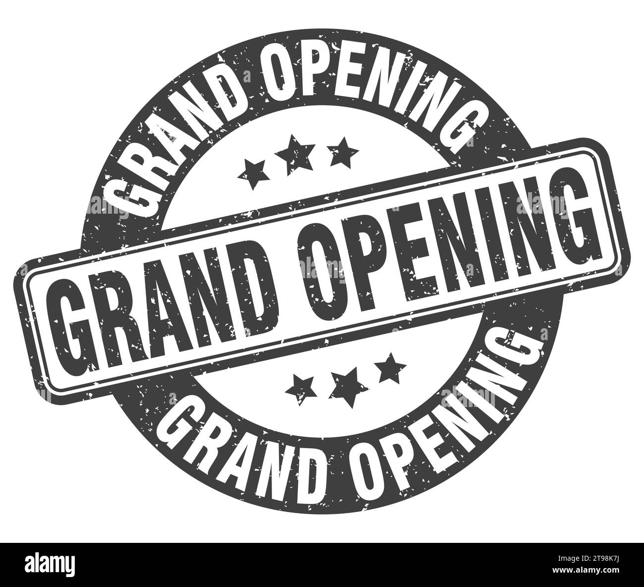 grand opening stamp. grand opening sign. round grunge label Stock ...