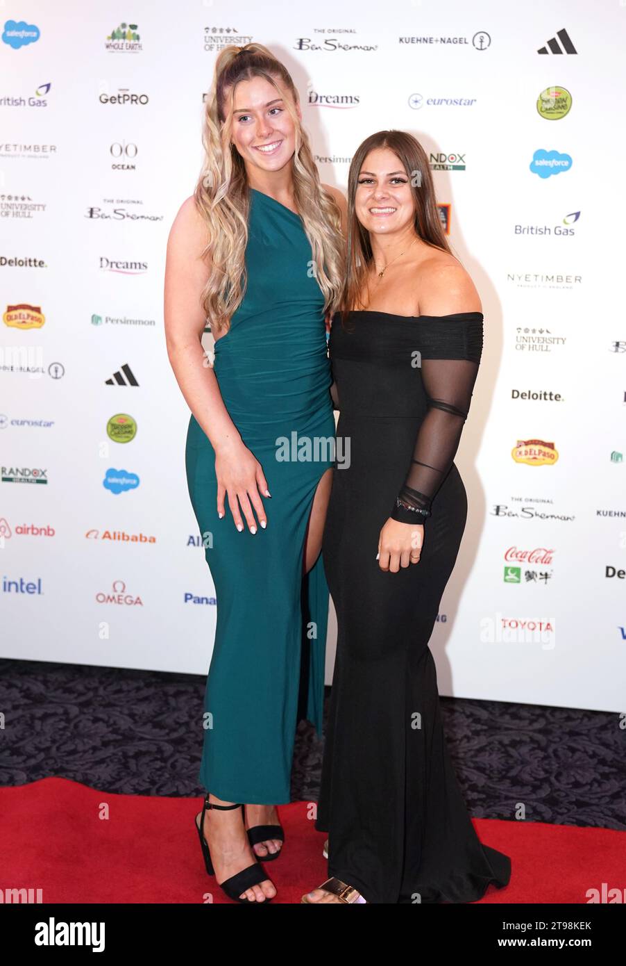 Emma Finucane and Bethany Shriever arrive for the 2023 Team GB Ball at ...