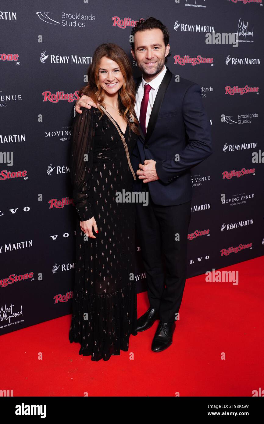Harry Judd and his wife Izzy attending the inaugural Rolling Stone UK ...