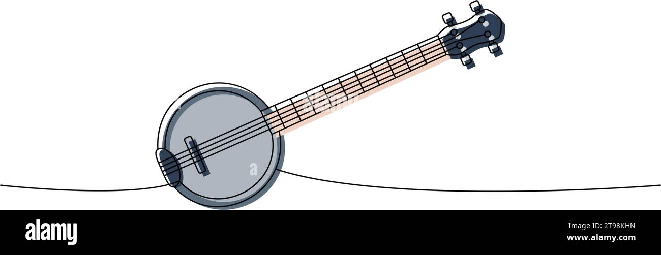 Banjo Guitar Drawing at Isla Lascelles blog