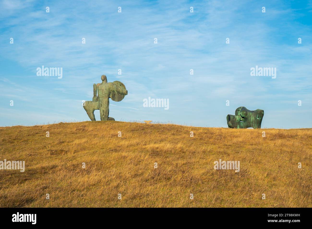 Famous Didgori battle monument with giant soldier sculptures. history ...