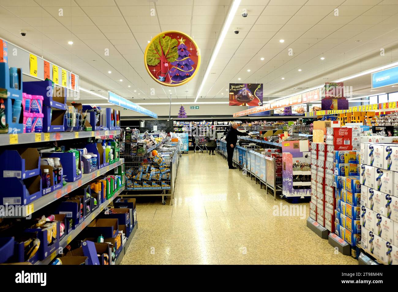 aldi retail supermarket,whitstable town,kent,uk Stock Photo - Alamy