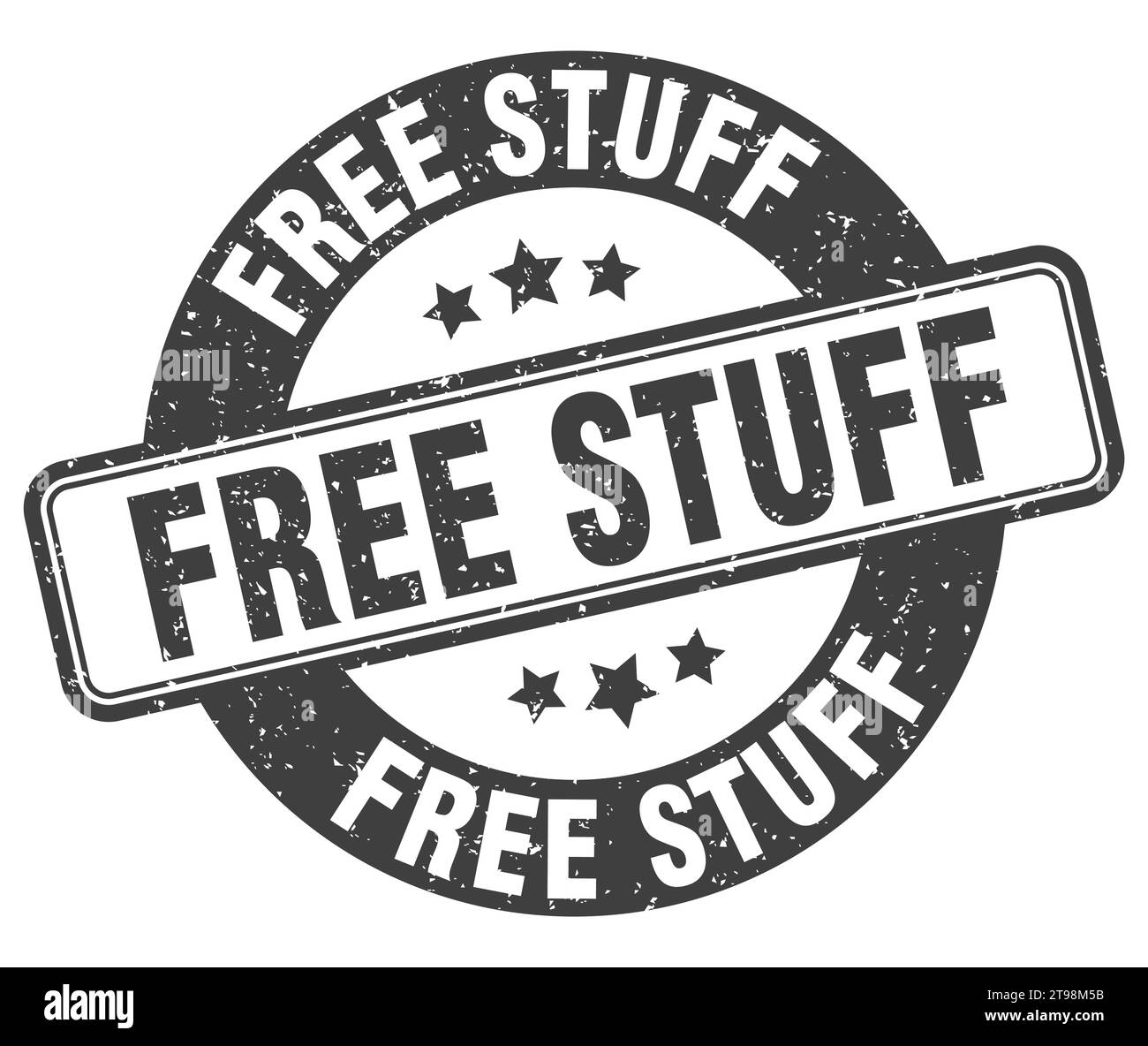 free stuff stamp. free stuff sign. round grunge label Stock Vector ...