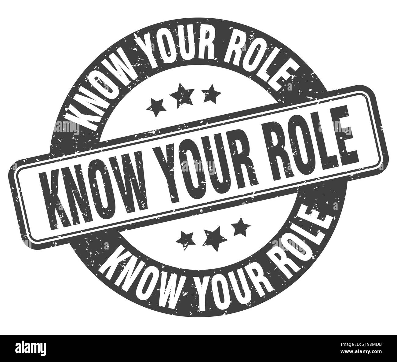 Know your role Stock Vector Images - Alamy
