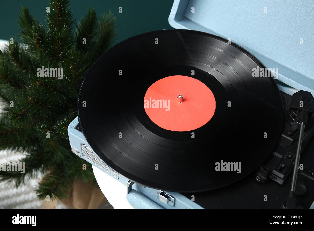 Vintage record player festive hi-res stock photography and images - Alamy