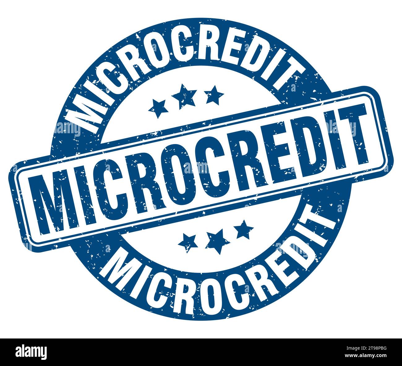 microcredit stamp. microcredit sign. round grunge label Stock Vector ...