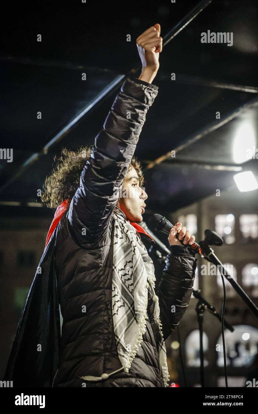AMSTERDAM - Participants in a solidarity action against exclusion and ...