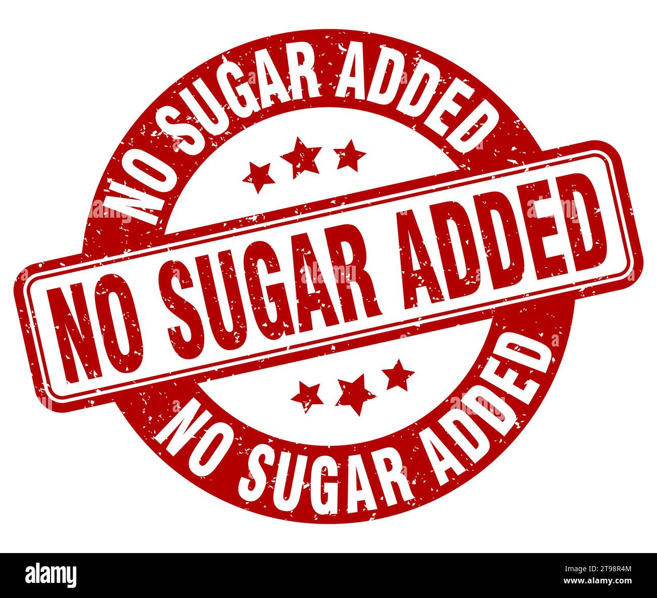 no sugar added stamp. no sugar added sign. round grunge label Stock ...