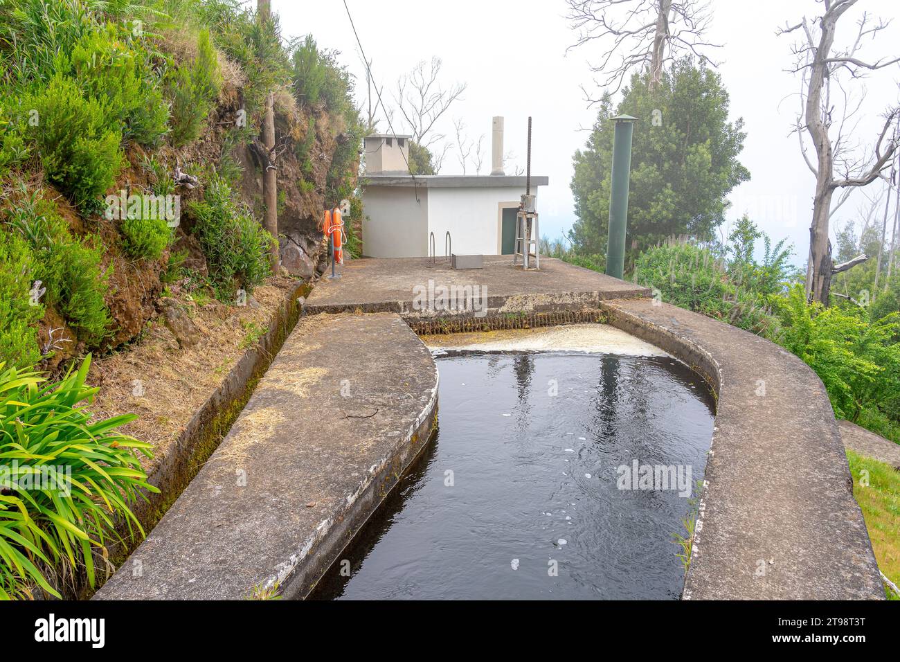completion zone of the levada or irrigation channel, ending up in a ...