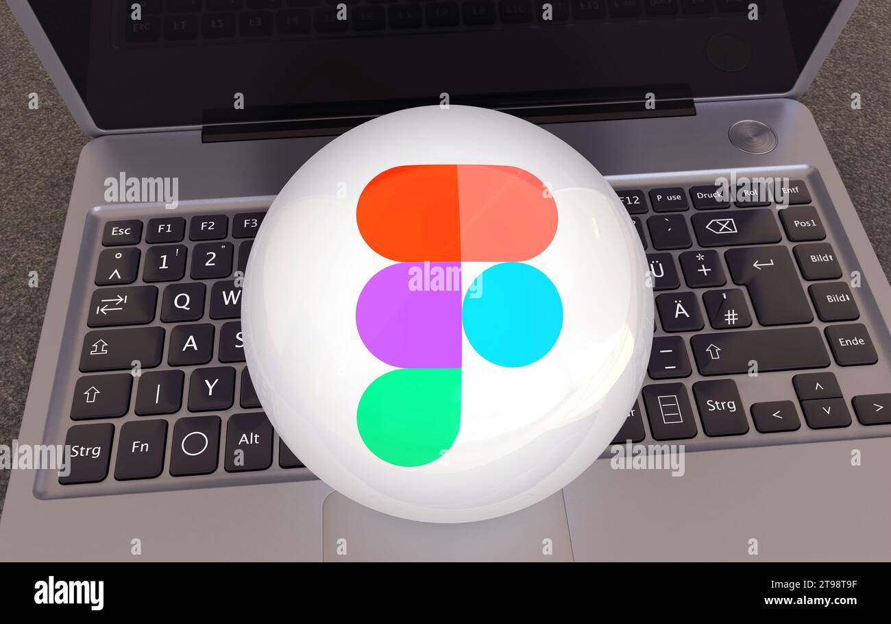 Figma, Social Media Logos Visual Presentation - Background Design Stock ...