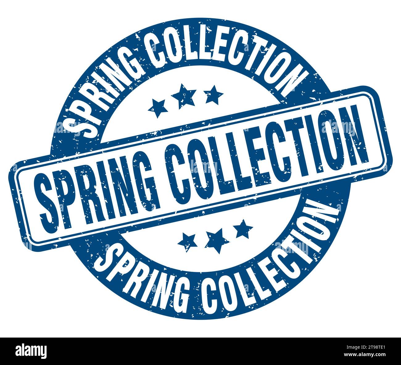 spring collection stamp. spring collection sign. round grunge label ...