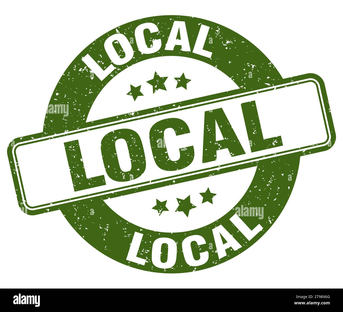 local stamp. local sign. round grunge label Stock Vector Image & Art ...