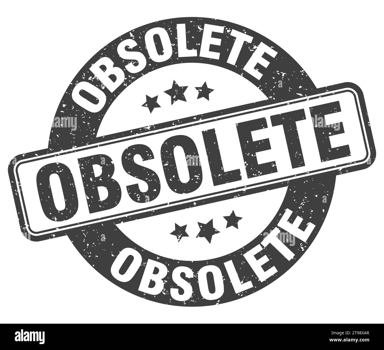obsolete stamp. obsolete sign. round grunge label Stock Vector Image ...