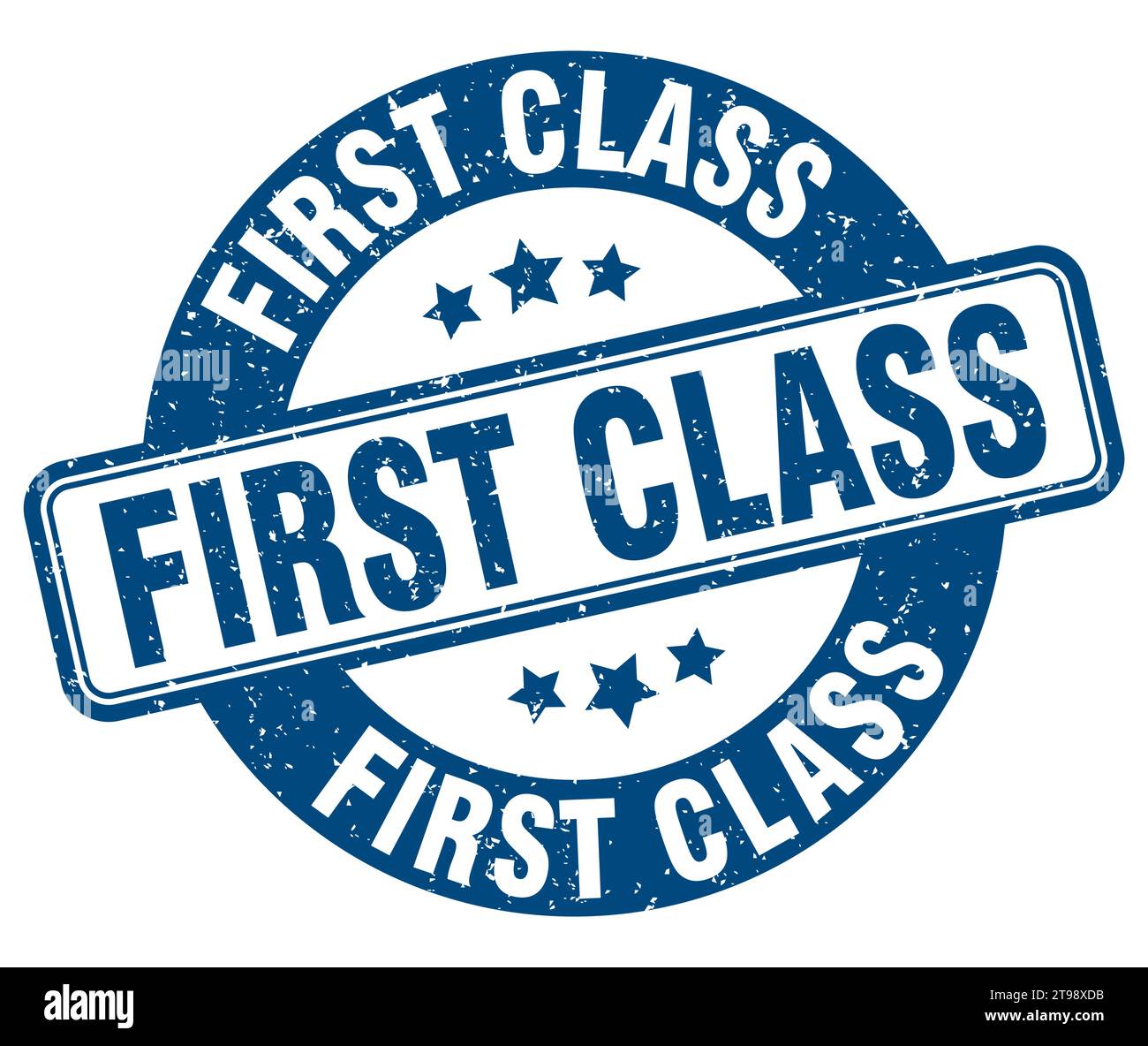 first class stamp. first class sign. round grunge label Stock Vector Image & Art - Alamy