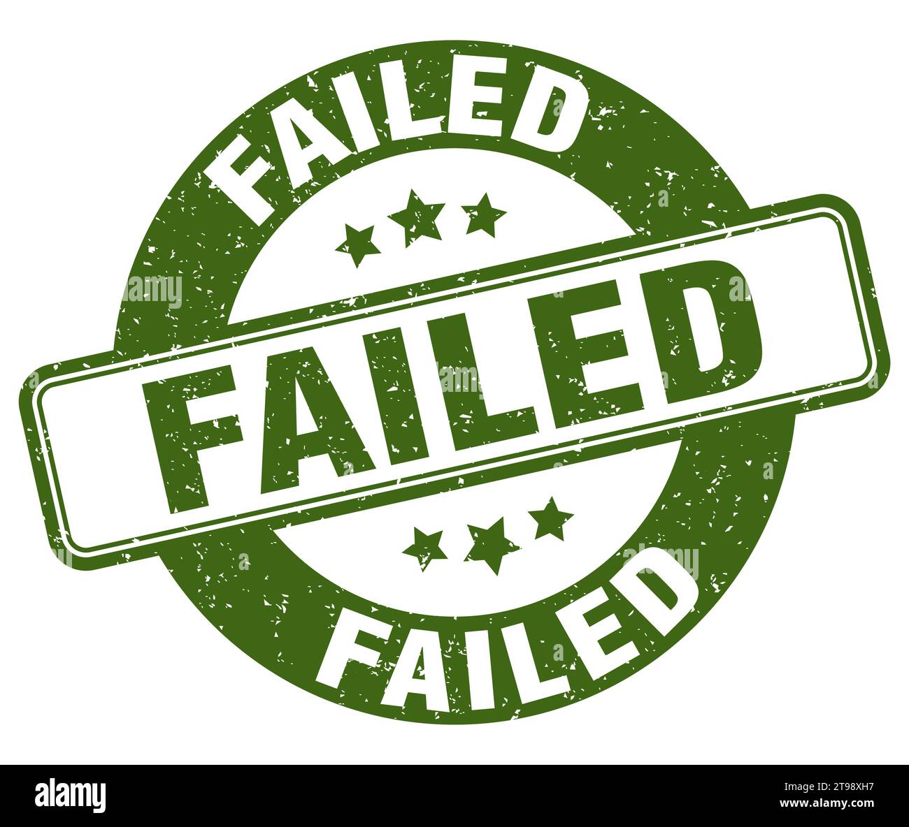failed stamp. failed sign. round grunge label Stock Vector Image & Art ...