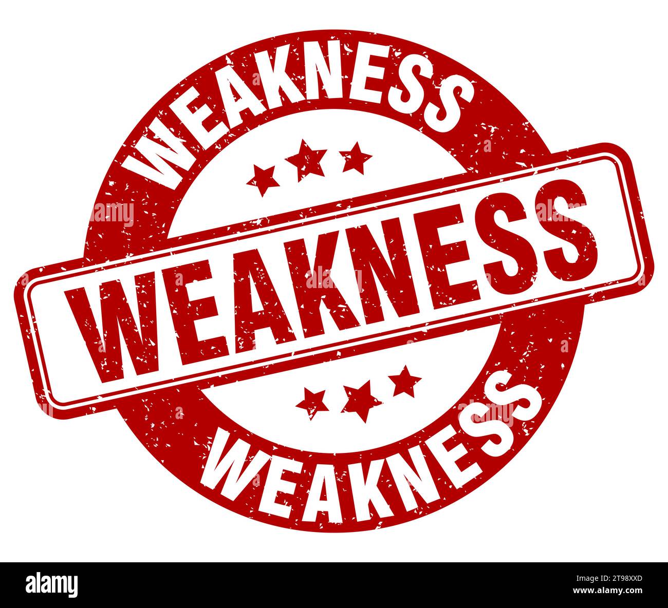 Weakness rubber stamp hi-res stock photography and images - Alamy