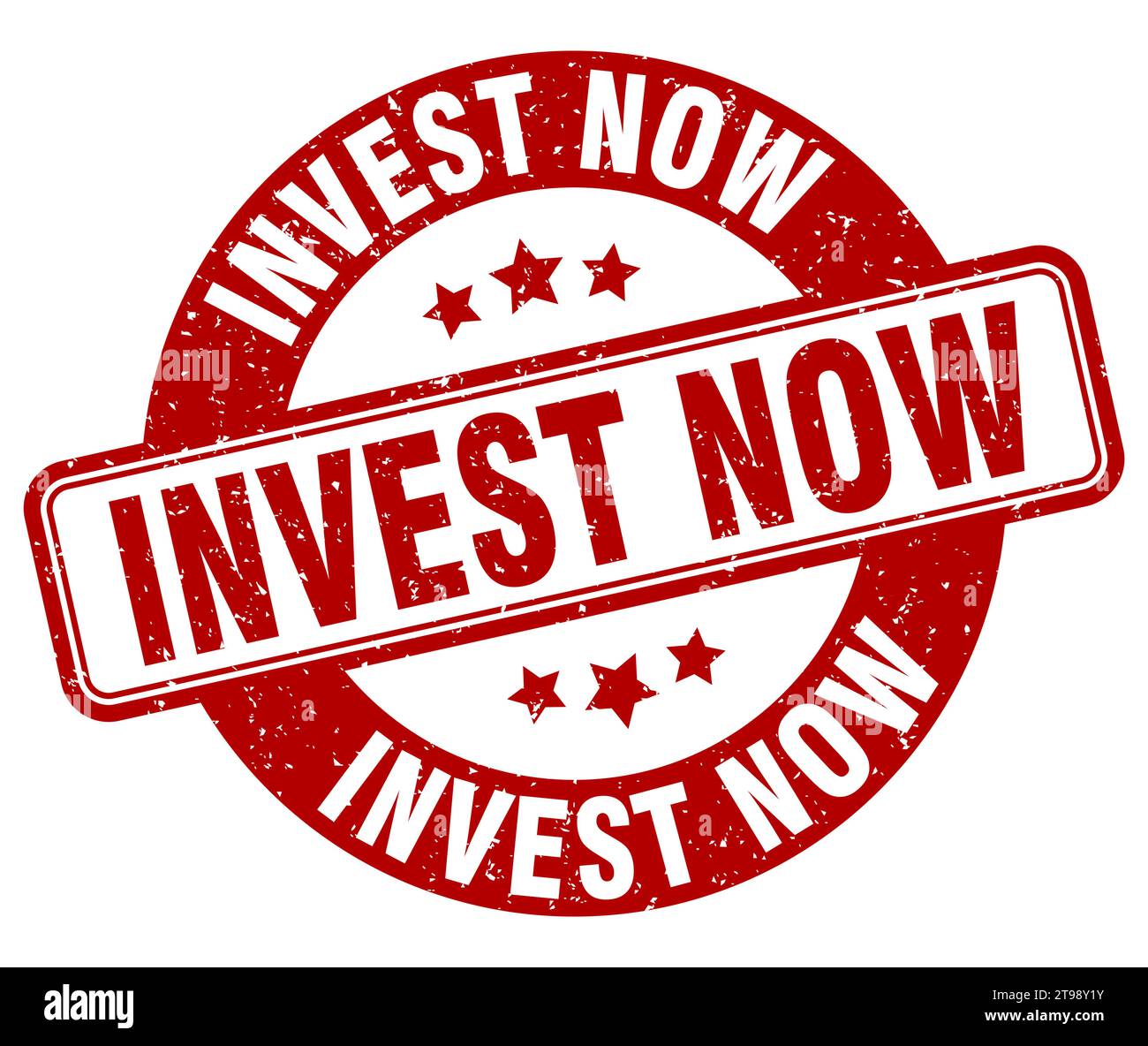 invest now stamp. invest now sign. round grunge label Stock Vector ...